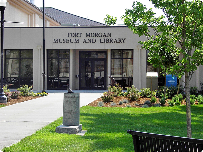 The Fort Morgan Museum and Library: where local history and literature have been having a lovely affair for decades.