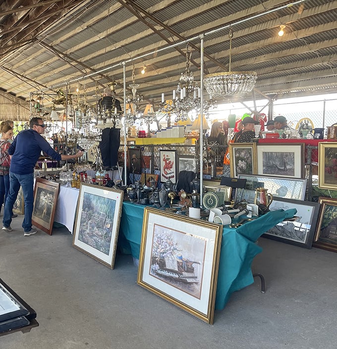 Art and antiques create a gallery of possibility, where yesterday's portraits and forgotten landscapes find new walls to adorn.