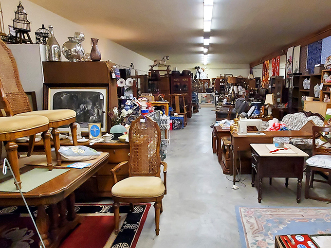 Where furniture tells stories without saying a word. That cane-backed chair has probably witnessed more family dinners than your Instagram feed.