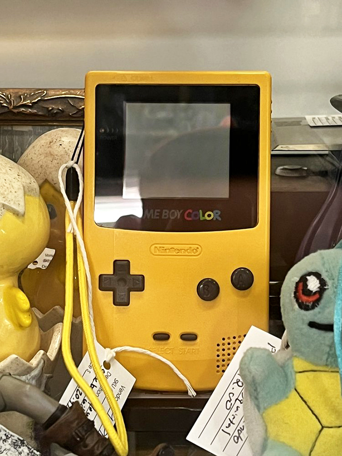 Remember when your biggest worry was having enough AA batteries? This yellow Game Boy Color is a portal to simpler times.