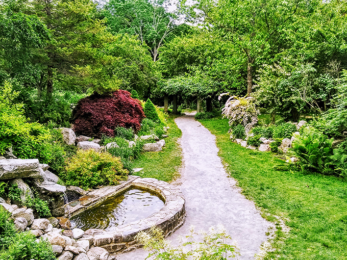 Garden paths that would make even the most dedicated couch potato consider taking up horticulture as a hobby.