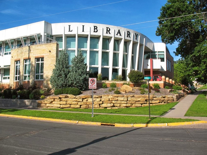 Hudson Public Library: Not just books, but a modern architectural statement that serves as the community's living room, where ideas and connections flourish daily. 