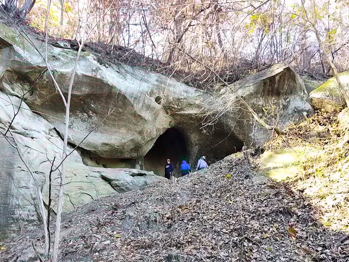 Mother Nature's sculpture gallery reveals itself at the park's namesake cave, where visitors become momentary time travelers to prehistoric Nebraska.