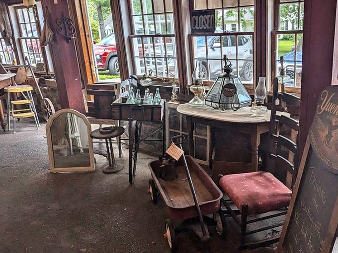 Every corner tells a story &ndash; from the rustic wagon to the delicate lamps. This isn't decorating; it's time travel with price tags.