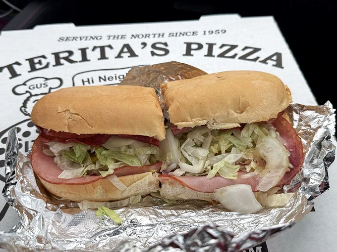The Italian sub at Terita's&mdash;where proper sandwich architecture meets generous portions. A handheld masterpiece wrapped in foil.