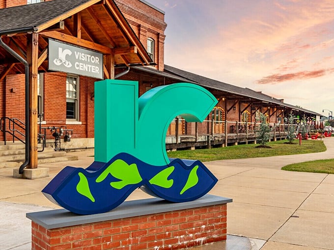 The Visitor Center's vibrant logo captures Johnson City's essence&mdash;where flowing waters meet mountain peaks in a celebration of East Tennessee's natural beauty.