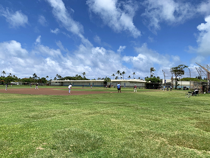 Local baseball games under perfect skies prove that some entertainment doesn't require a Netflix subscription or stadium prices.