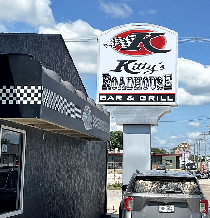 Kitty's Roadhouse stands as a testament to America's love affair with hearty portions and checkered flags. Their pork tenderloin alone is worth the trip.