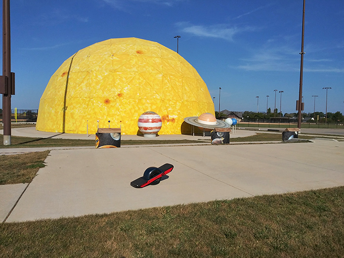 The "World's Largest Painted Concrete Ball" might sound like a punchline, but this quirky landmark represents Oskaloosa's ability to find joy in the unexpected.
