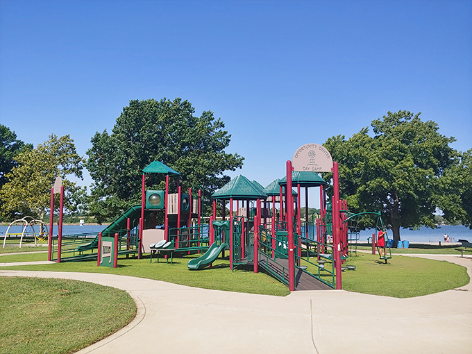 Lake Ponca's playground offers grandkids the kind of screen-free entertainment that creates memories more lasting than any smartphone battery.
