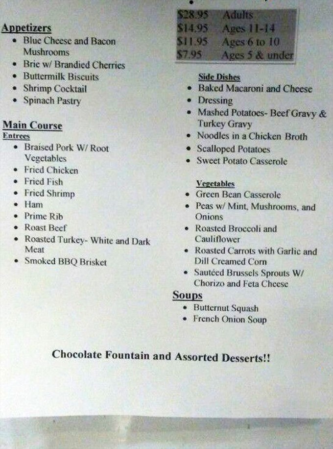 This isn't just a menu&mdash;it's a roadmap to happiness. Each item represents a different path to Midwestern culinary bliss.