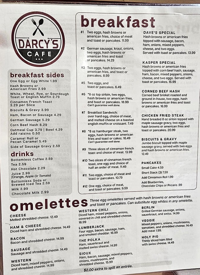 This menu reads like the greatest hits of American breakfast, minus the pretension and plus actual substance.