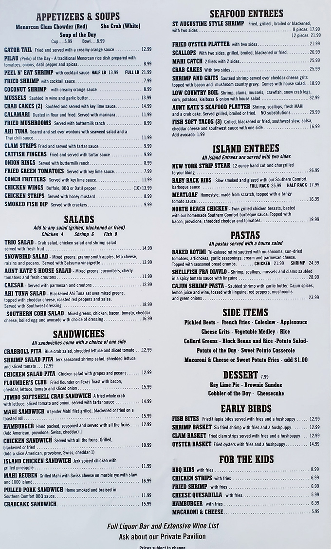 A menu that reads like a love letter to coastal cuisine. Decision paralysis has never been so delicious.