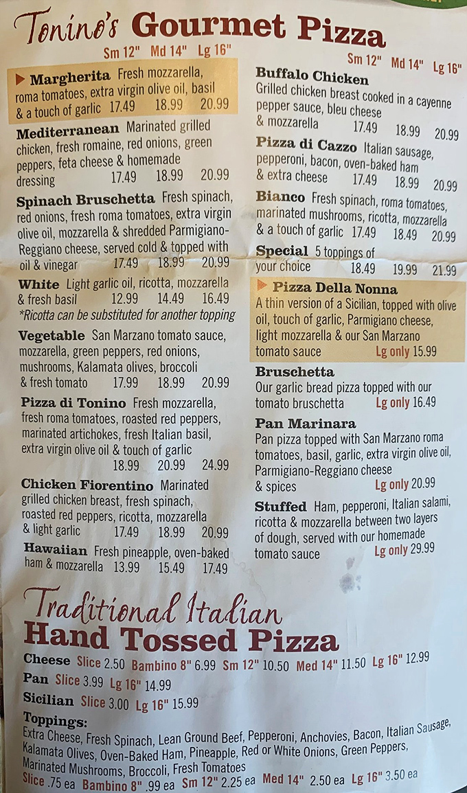 A menu that doesn't need fancy fonts or pretentious descriptions&mdash;just honest Italian-American favorites that make decision-making deliciously difficult.