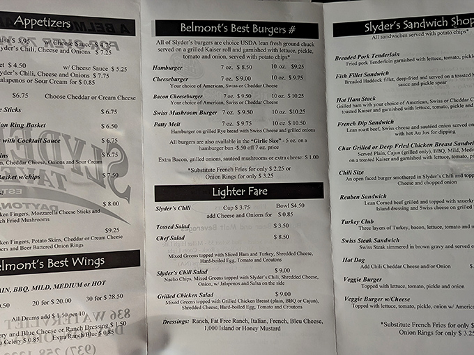 A menu that hasn't needed a trendy makeover since 1948. When you've perfected burger simplicity, why complicate things with avocado foam?