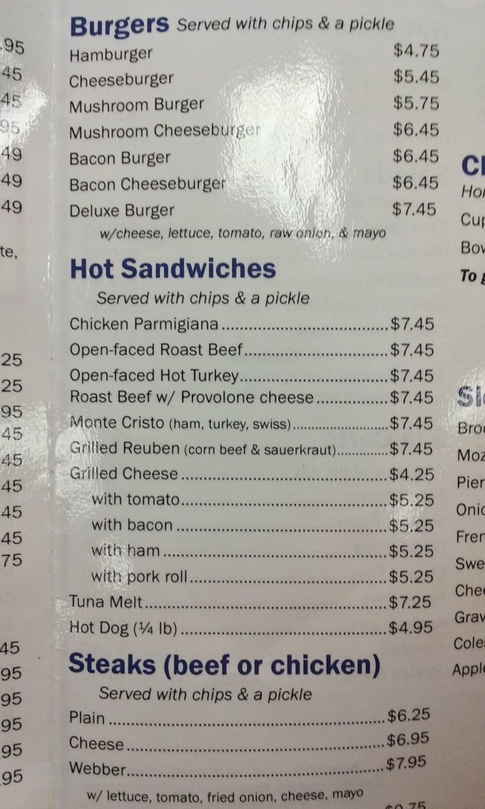 A menu that doesn't need fancy fonts or farm names to impress&mdash;just honest food at prices that won't make your wallet weep.