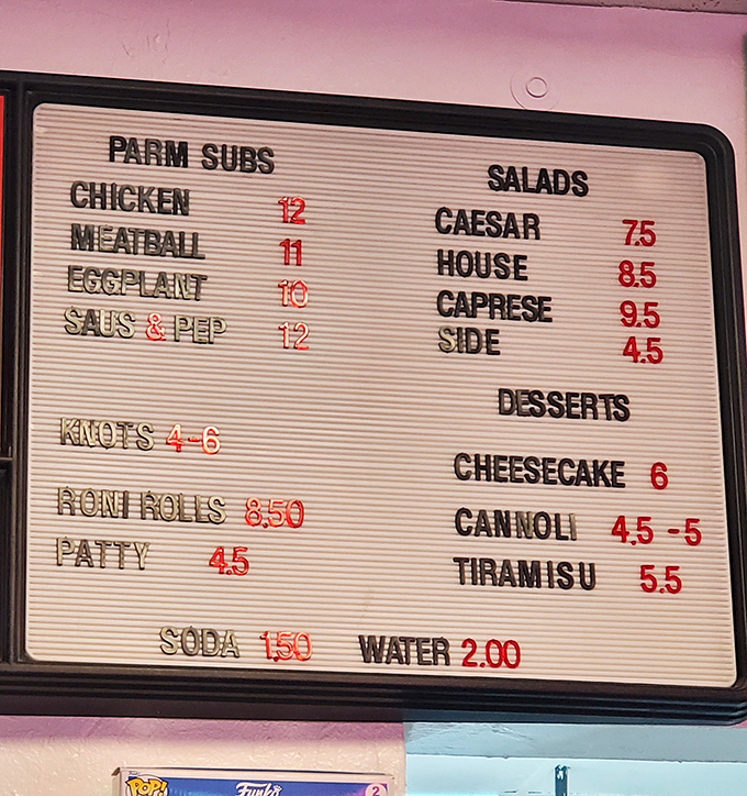 A menu board that cuts straight to the chase &ndash; no fancy descriptions needed when the food speaks this loudly for itself.