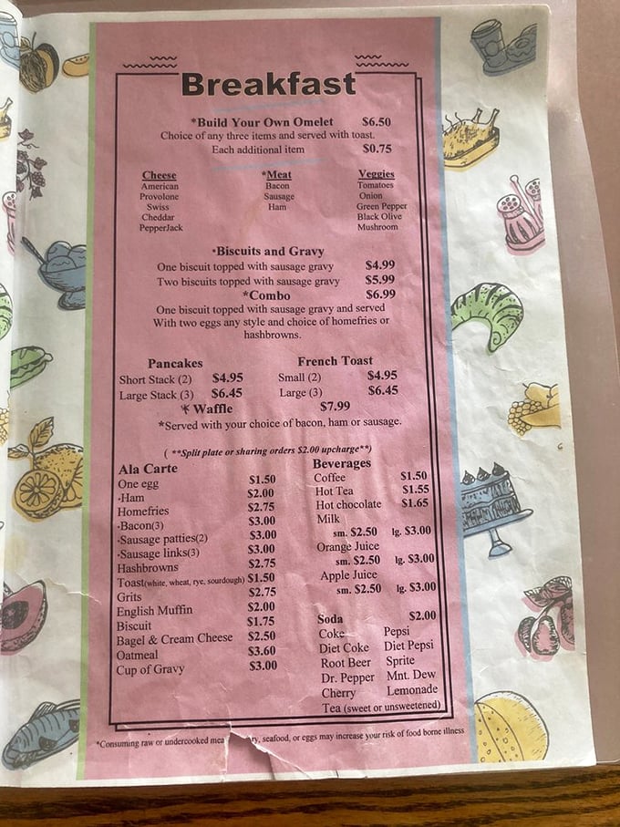 A menu that doesn't need fancy descriptions or trendy ingredients&mdash;just honest food that's kept locals coming back for decades.