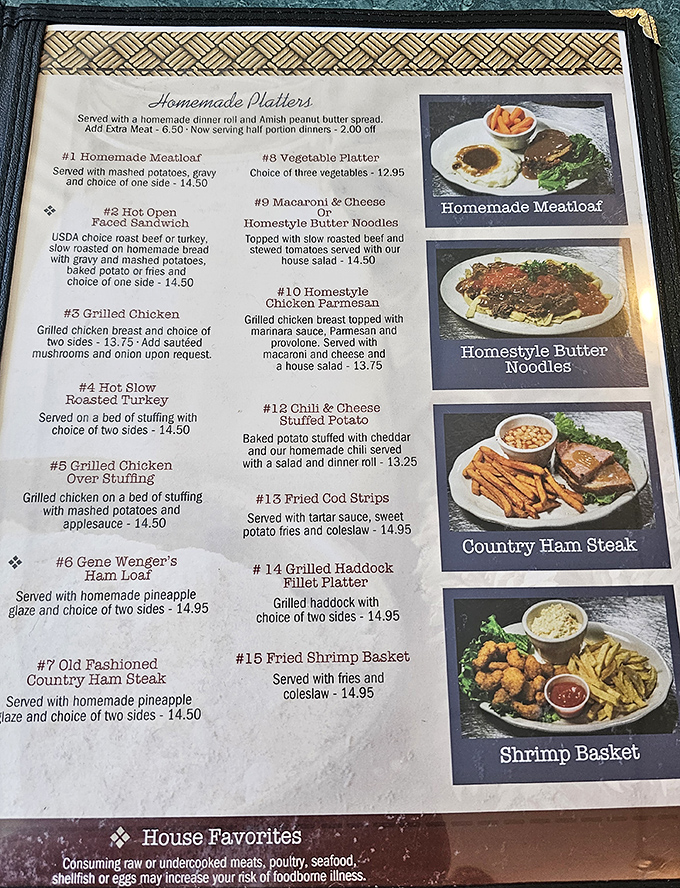 Menu item #1 isn't just a numbering system &ndash; it's a ranking of excellence that the homemade meatloaf has rightfully earned through years of perfection.