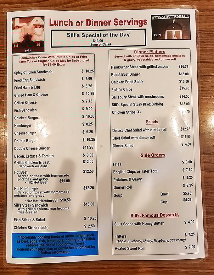 When the menu features both biscuits and gravy AND scones with honey butter, you know you're in Utah paradise.