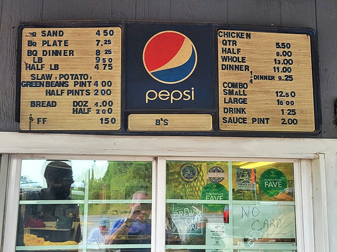 The menu board tells you everything you need to know&mdash;and nothing you don't. When choices are this good, decision paralysis isn't a problem.