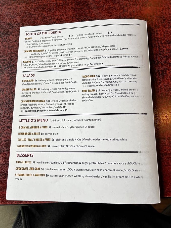 Menu treasures await the hungry traveler &ndash; from South of the Border specialties to the "REAL" cheese that makes all the difference.