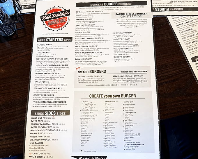 This menu isn't just a list&mdash;it's a choose-your-own-adventure novel where every ending involves napkins and satisfaction.