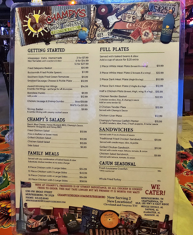 A menu that doesn't need fancy descriptions or pretentious terms&mdash;just honest food that speaks for itself. Decision paralysis has never been so delicious.