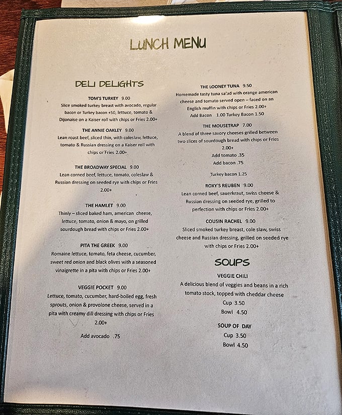 This menu reads like a love letter to sandwich perfection. "The Hamlet" isn't about indecision&mdash;it's about ham and cheese that would make Shakespeare put down his quill.