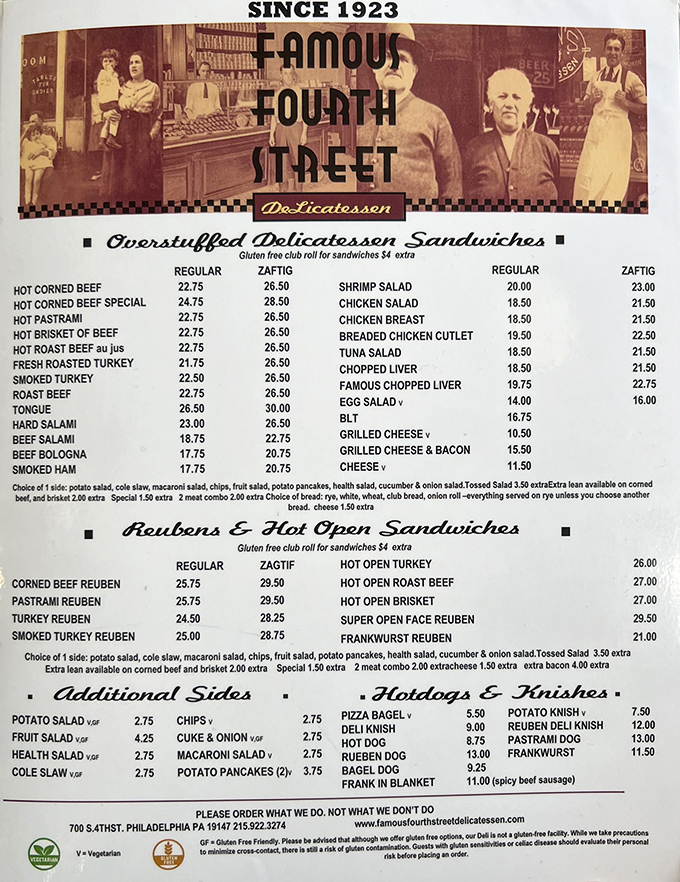 The menu reads like a love letter to Jewish deli traditions &ndash; overstuffed sandwiches that require both hands and possibly a building permit.