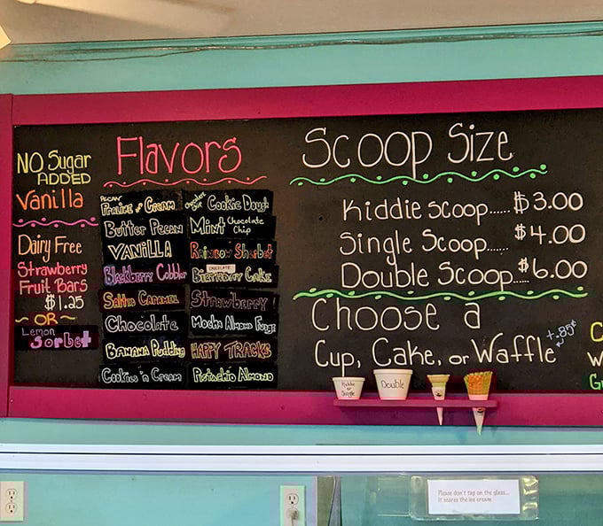 Flavor board that would make Willy Wonka jealous&mdash;complete with no-sugar options for those who want their indulgence with less guilt.