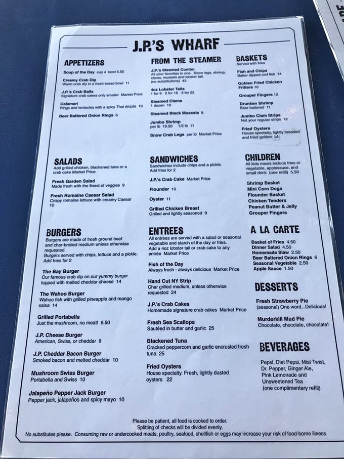 A menu that doesn't need fancy fonts or flowery descriptions when the star attractions speak so deliciously for themselves.