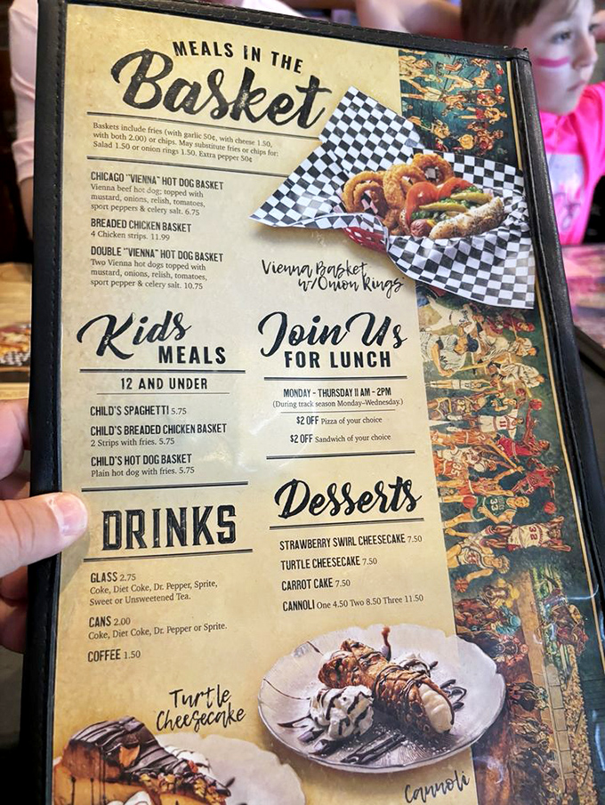 When the menu promises Vienna hot dogs and cannoli on the same page, you know you're somewhere special.