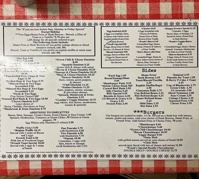 A menu that hasn't surrendered to food trends is a beautiful thing. Frank's offerings read like a love letter to American classics.