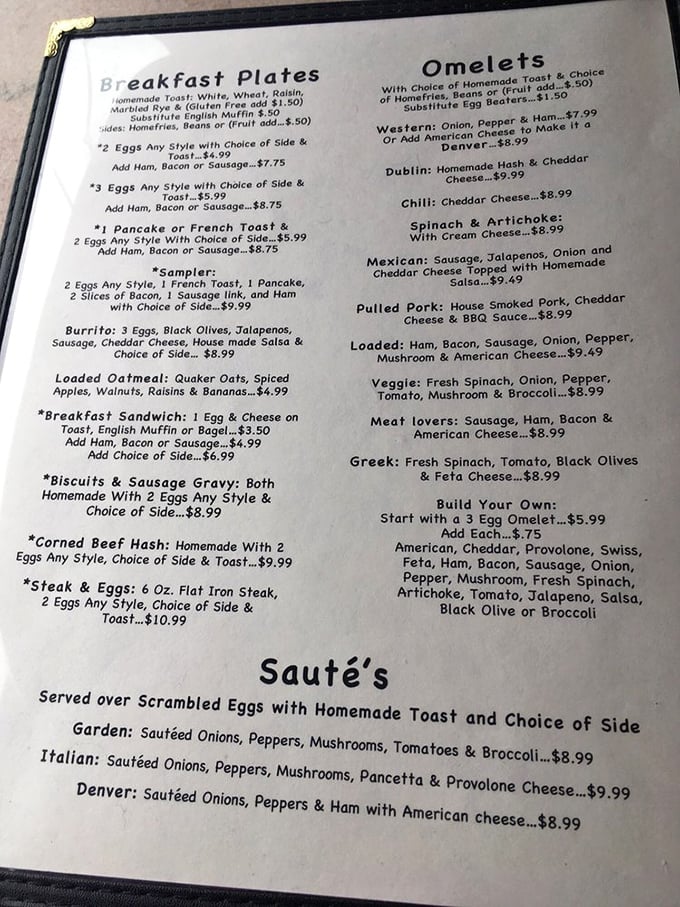 A menu that doesn't need fancy fonts or pretentious descriptions&mdash;just honest food that makes decisions delightfully difficult.