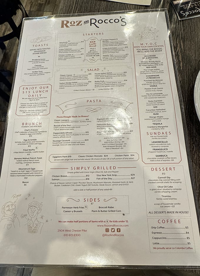 A menu that reads like an Italian love letter&mdash;each dish promising a relationship worth committing to, especially that house-made pasta.