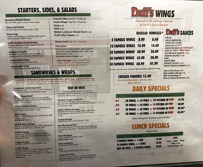 The legendary menu board that strikes fear into first-timers with its warning: "Medium is HOT, Medium Hot is VERY HOT." They're not kidding.