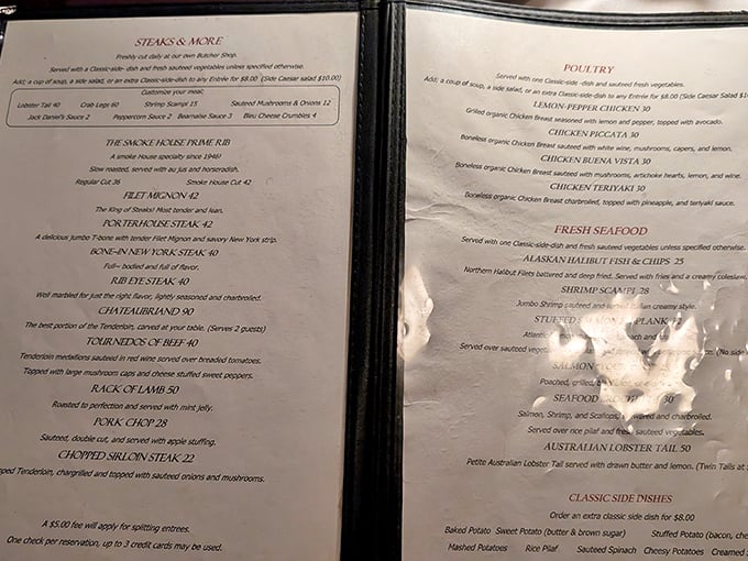 A menu that doesn't need trendy fonts or QR codes to impress. These classics have stood the test of time for good reason.
