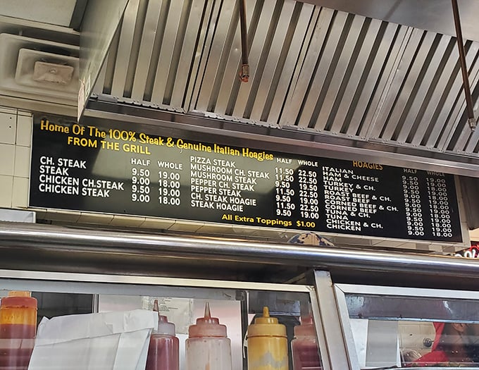 The menu board tells you everything you need to know&mdash;no fancy descriptions needed when the food speaks this eloquently for itself.
