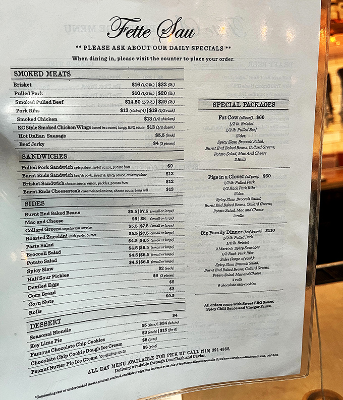 When the menu lists meat by the pound, you know you're in serious business the delicious, smoky kind.