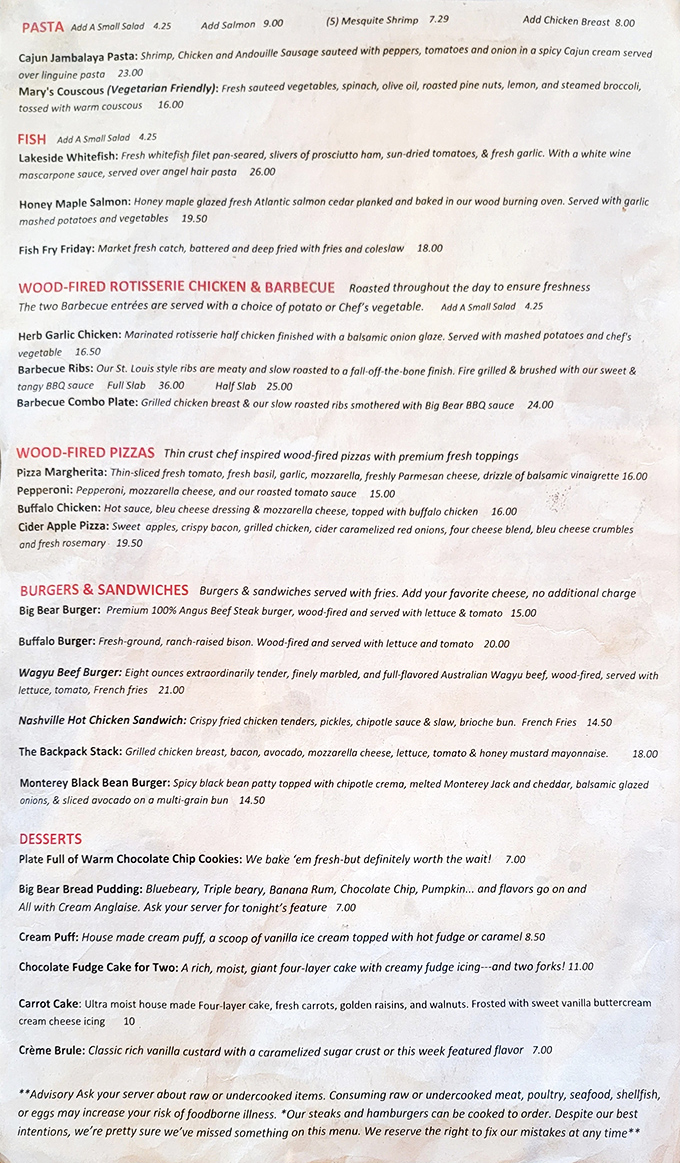 A menu that reads like a love letter to carnivores, with enough variety to please every palate.