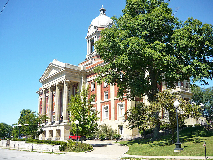 The Mercer County Courthouse isn't just government central&mdash;it's architectural eye candy that makes paying property taxes almost enjoyable. Almost.