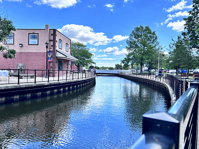 The Mispillion Riverwalk curves gracefully through town, offering waterside views that make you wonder why you ever thought big cities had all the good scenery.