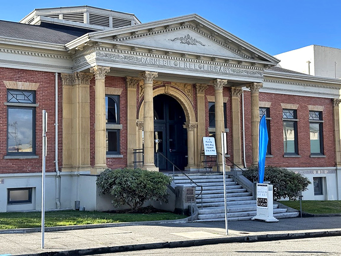 The Carnegie Free Library stands as proof that even knowledge dressed itself better in the Victorian era. Those columns aren't just supporting the roof&mdash;they're supporting your sense of wonder.