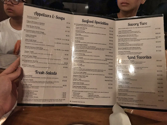 The menu reads like a love letter to the ocean, with enough options to make even the most decisive diner second-guess their order.