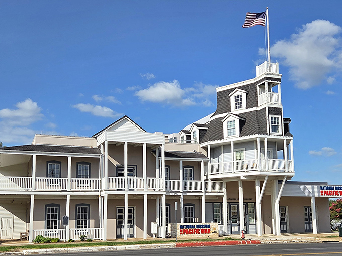 The National Museum of the Pacific War might seem unexpected in German-influenced Fredericksburg until you learn it's Admiral Nimitz's hometown.