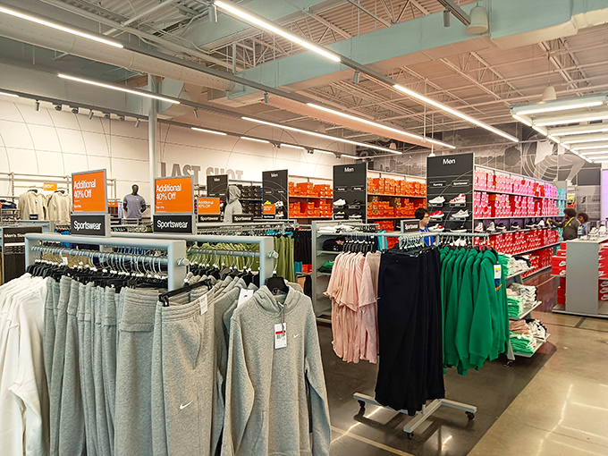 Inside Nike's kingdom of athletic wear, where even non-athletes can dress like they're about to break world records. Aspirational shopping at its best.