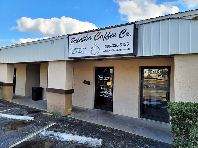 Palatka Coffee Co. serves your morning caffeine without requiring a second mortgage or complicated Italian pronunciation skills.