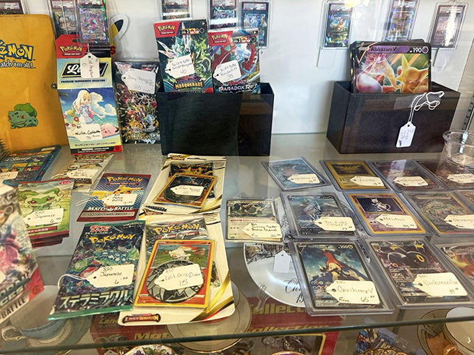 Pok&eacute;mon cards spanning generations lie in wait for collectors. That Charizard might just be your kid's college fund or your new obsession.