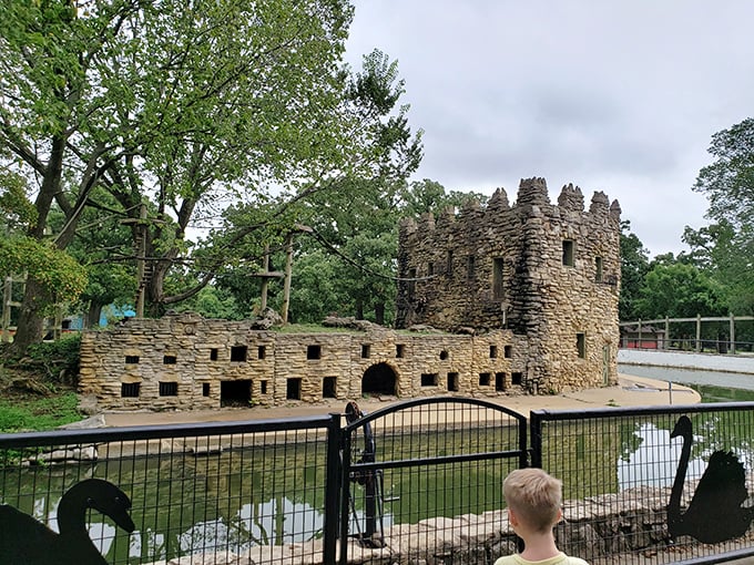 This castle playground structure makes every kid feel like royalty, minus the crown and complicated succession drama.